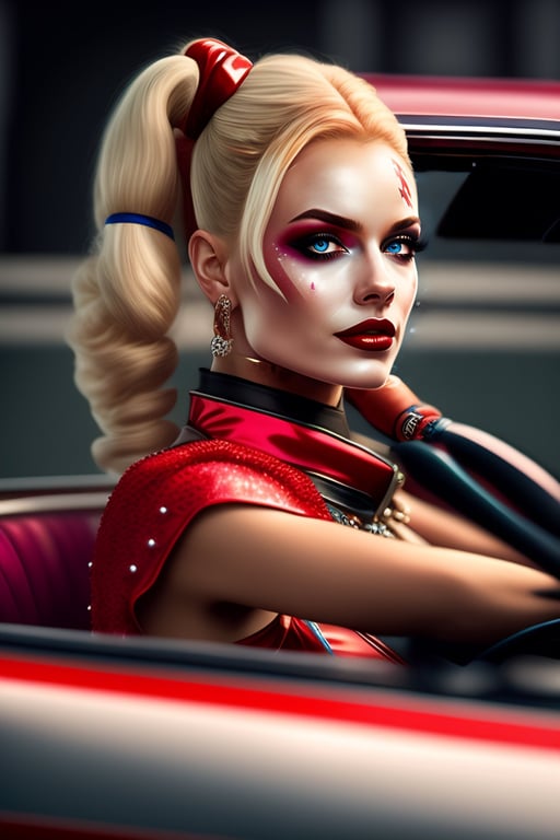 Lexica - rihanna as harley quinn