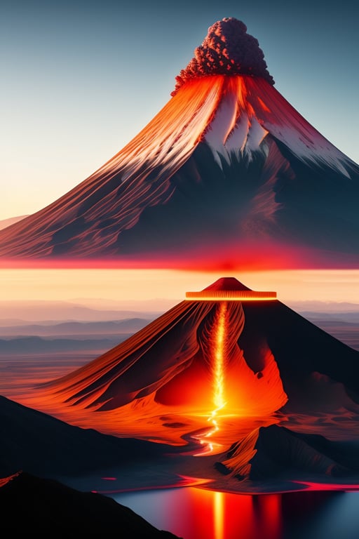 Volcanoes Erupting Lava Wallpaper