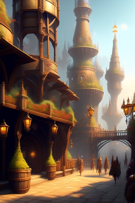 Lexica - elegant fantasy capital city