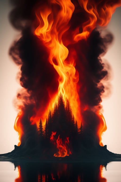 Lexica - burning backdrop