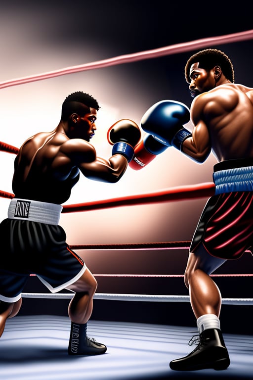 Boxing Ring Corner Drawing