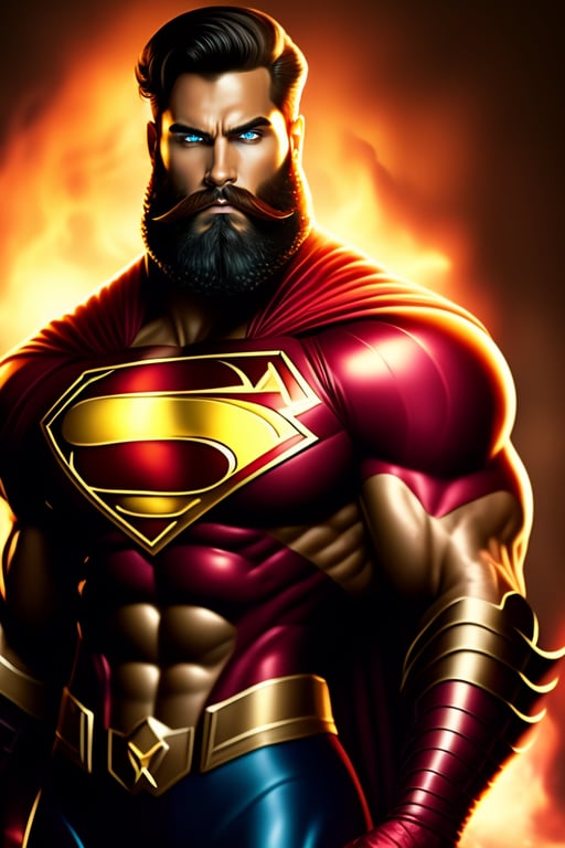 Superman With A Beard