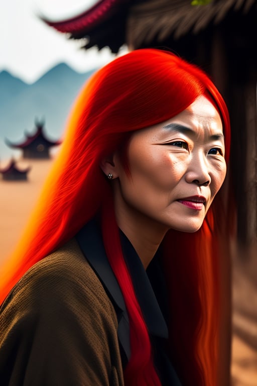 Chinese People With Red Hair
