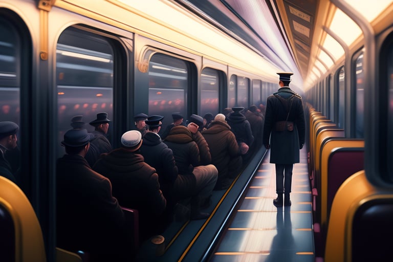 Lexica - inside a train