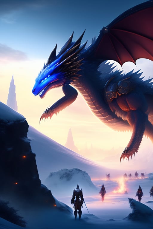 Blue Dragon Game Wallpaper