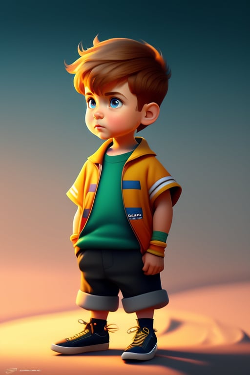 Cool Cartoon Boy