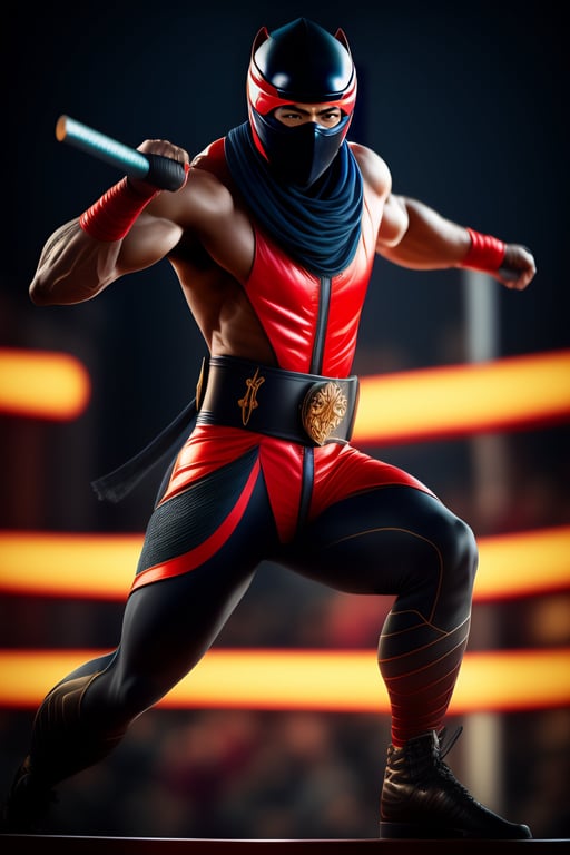 Mortal Kombat Characters Red Ninja
