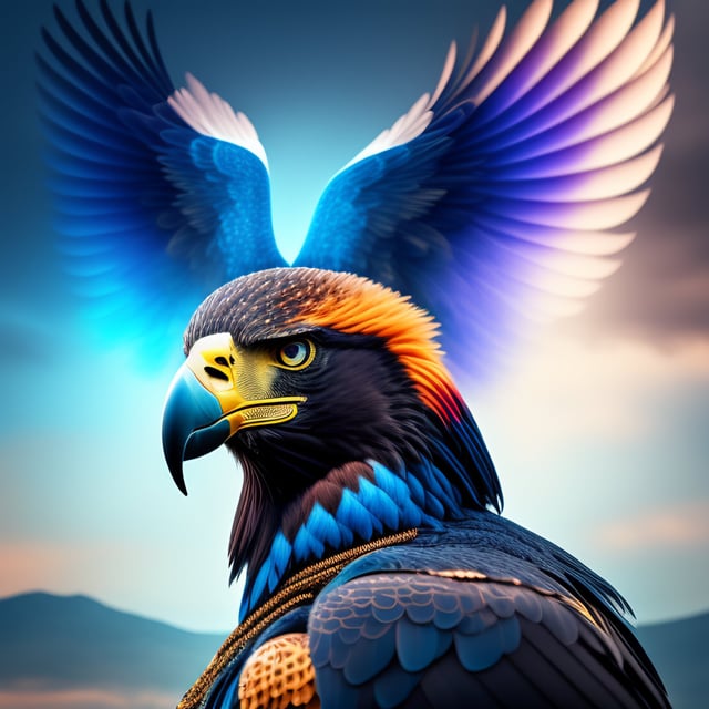 Blue Fire Eagle