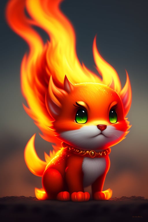 Elemental Cats Fire