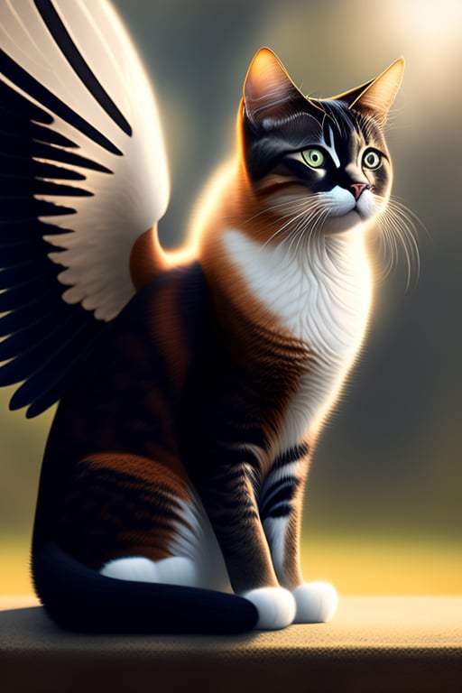Anime Cats With Wings