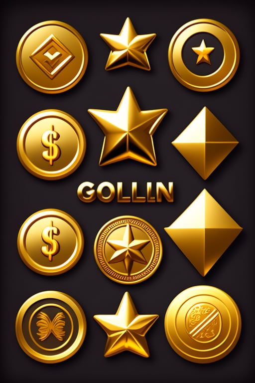 Gold Coin Icon Game