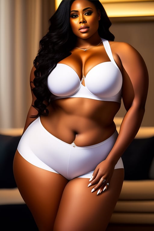 Lexica - curvy black woman