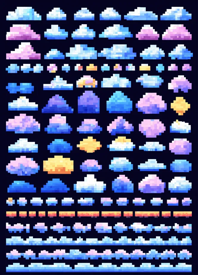 Lexica - spritesheet 32x32