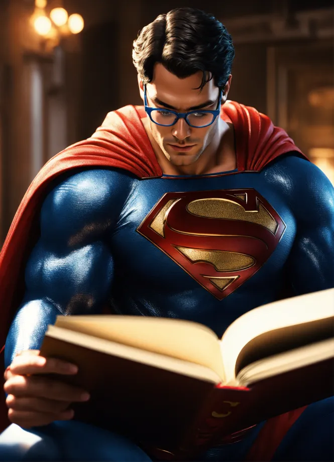 Superman Heroic Pose