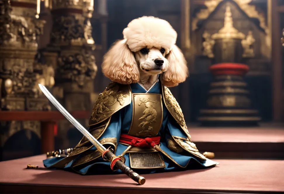 Lexica - samurai dog