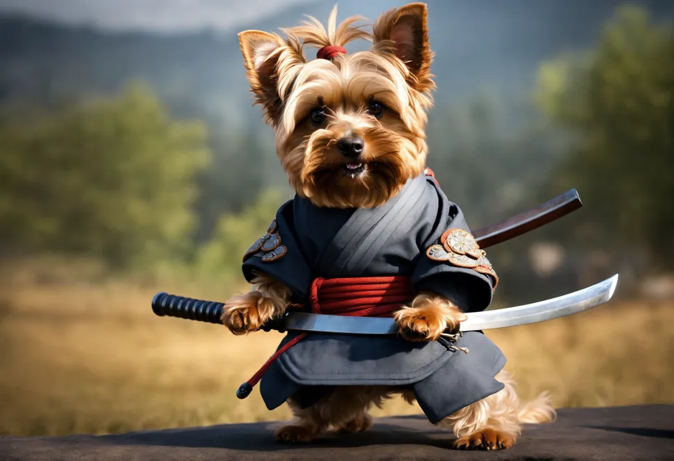 Lexica - samurai dog