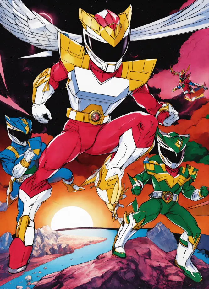 Lexica - power rangers