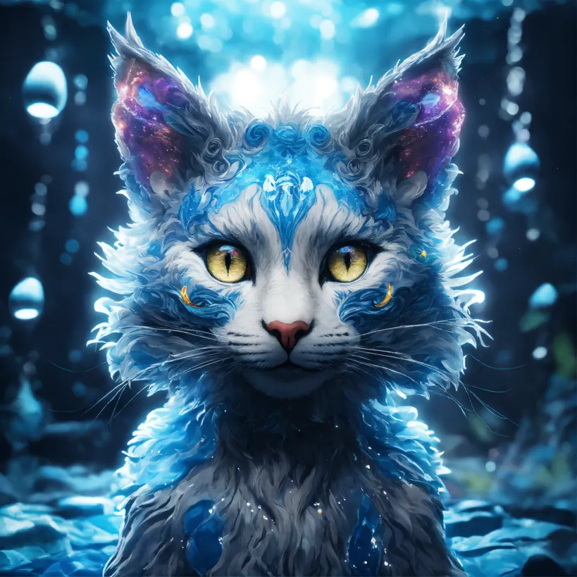 Lexica - smurf cat