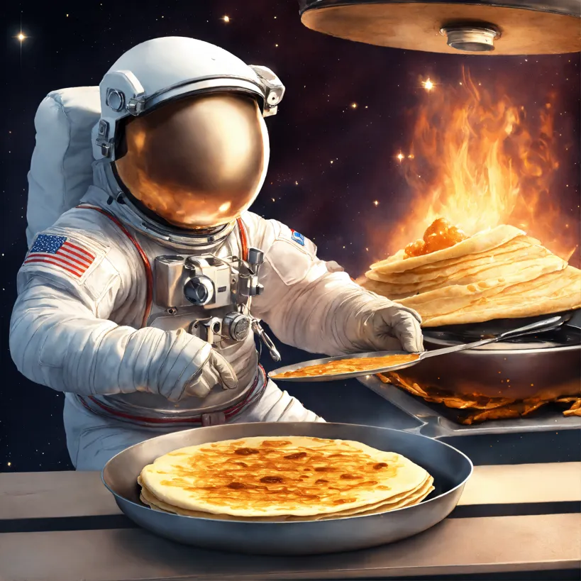 Pancake Astronaut Meme