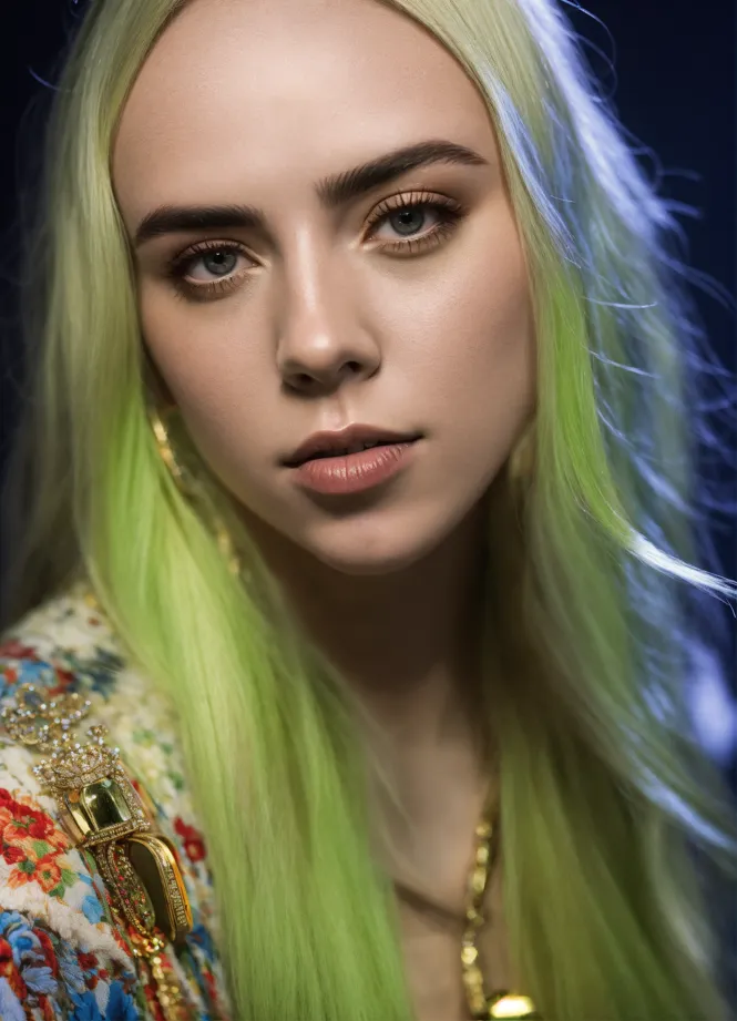 Miley Cyrus Green Hair