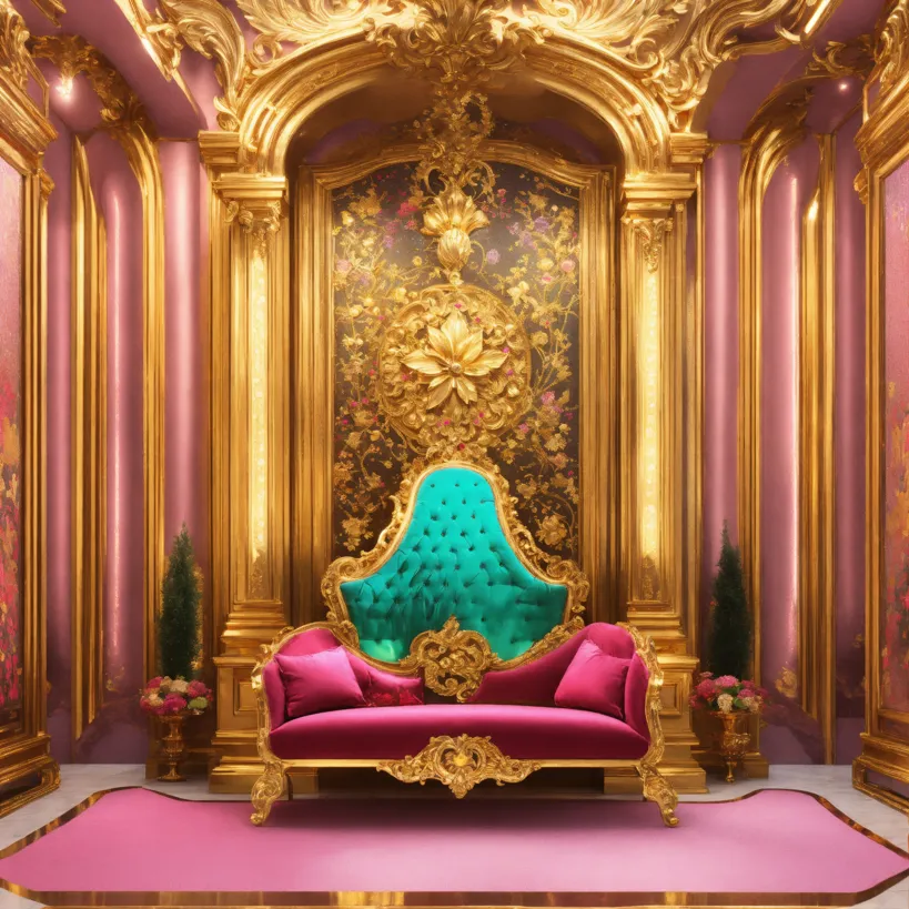 Lexica - seating on a throne