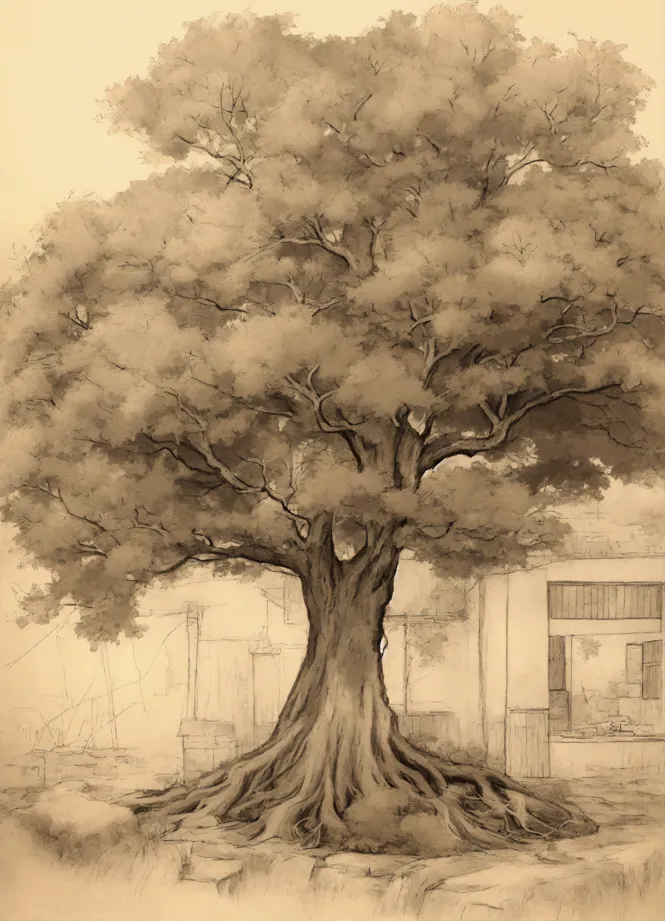 Lexica - drawing the base of a tree