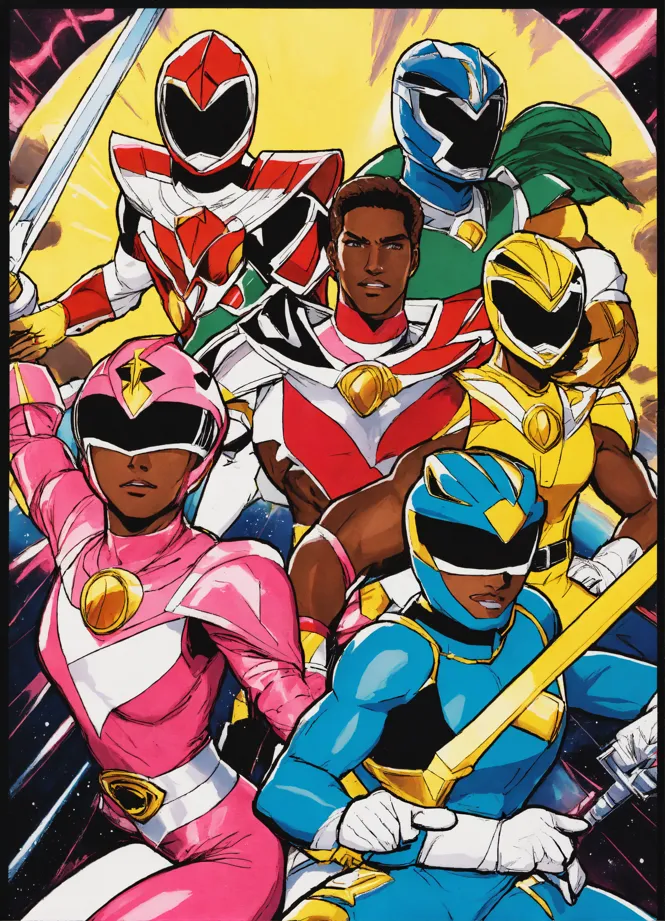 Lexica - power rangers