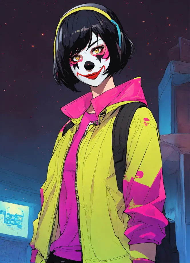 Lexica - cyberpunk clown