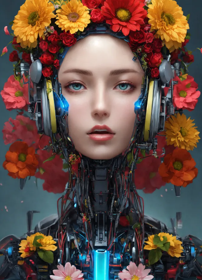 Lexica - girl robot