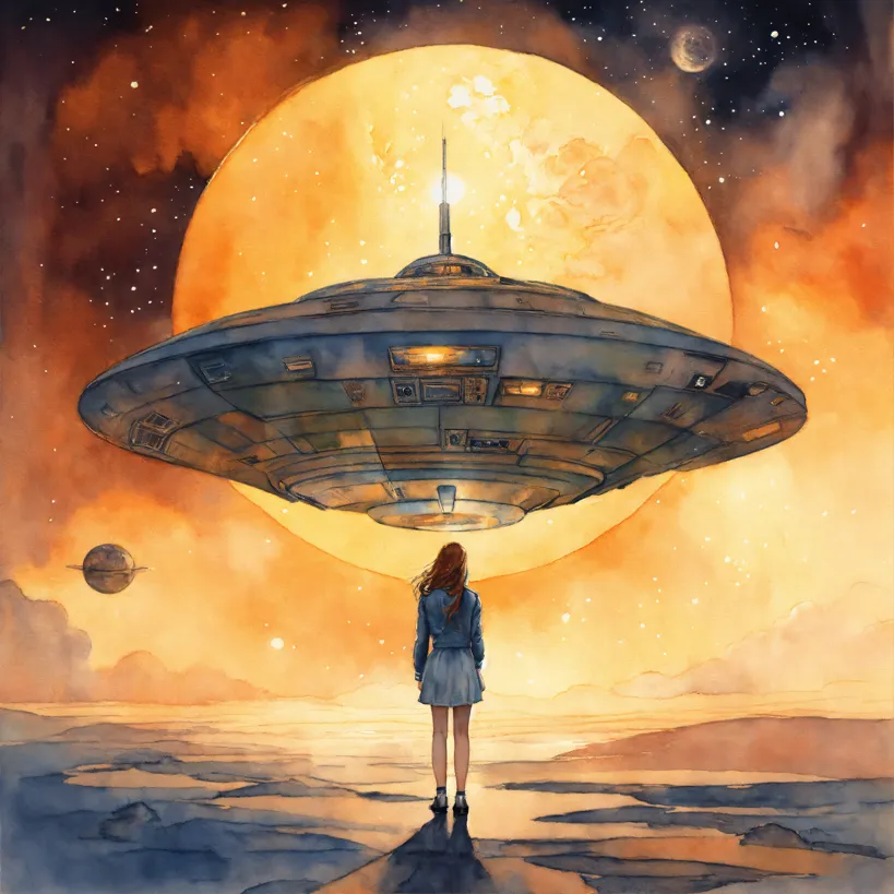 Lexica - ufo girl