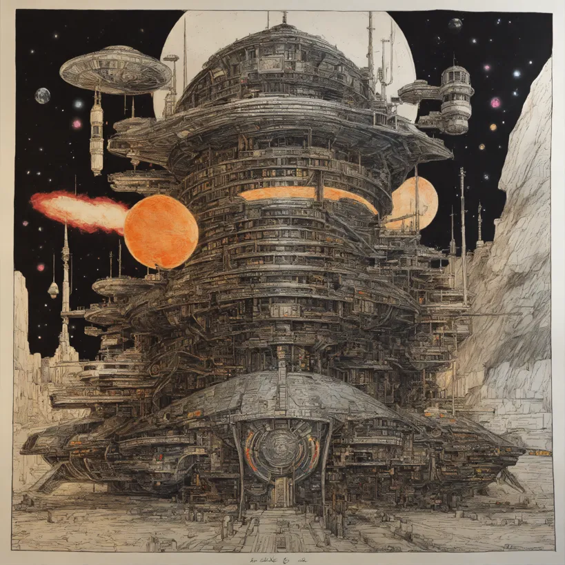 Lexica - vintage sci - fi art