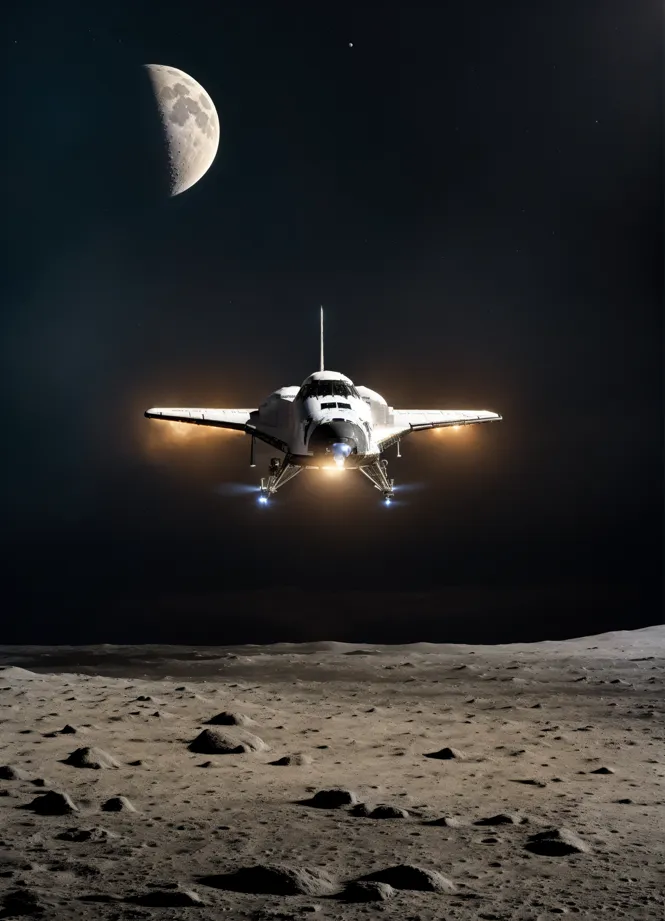 Lexica - landing on moon