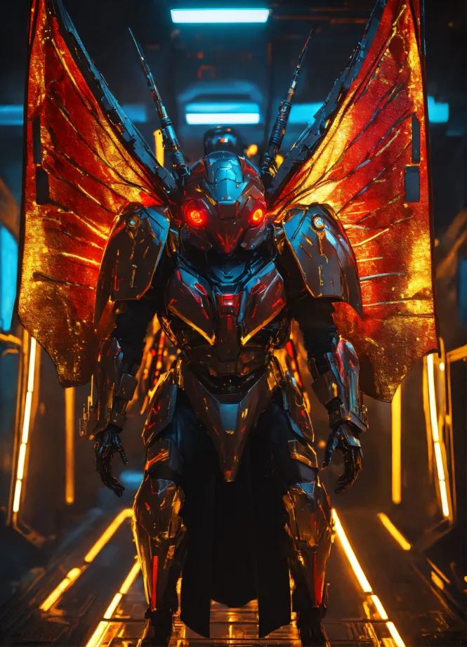 Lexica - cyberpunk wyvern