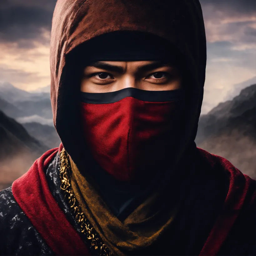 Lexica - generate a portrait of a ninja