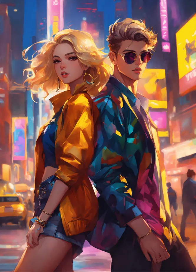 Lexica - cyberpunk couple