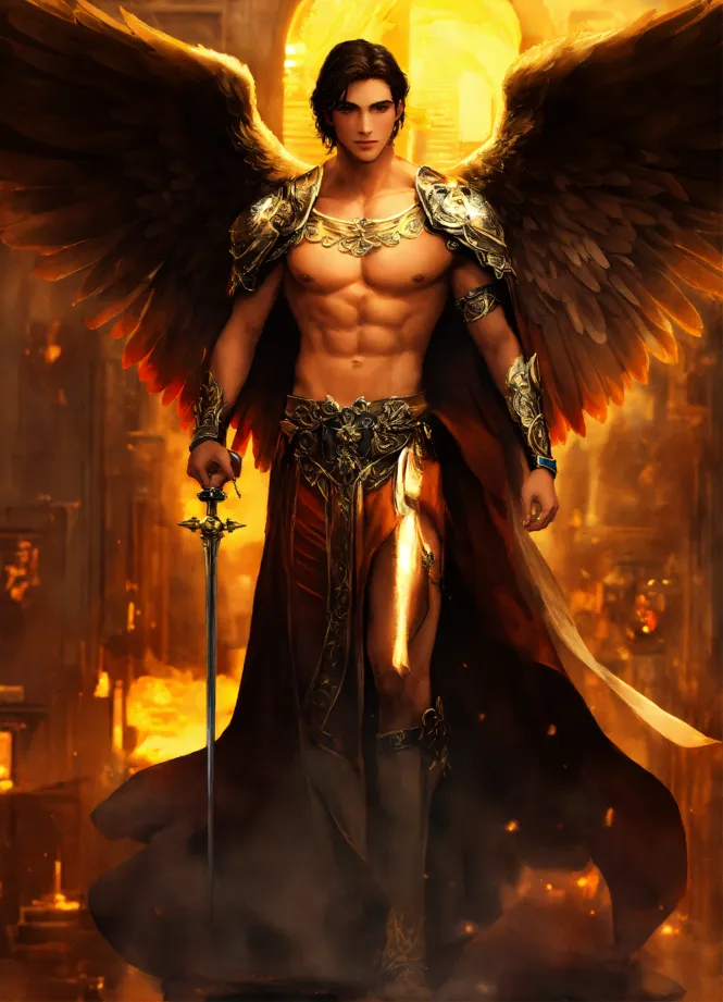 Lexica - a male archangel