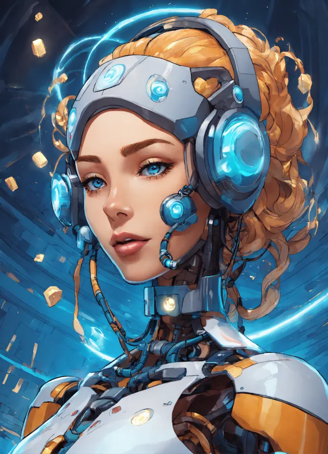 Lexica - robot girl
