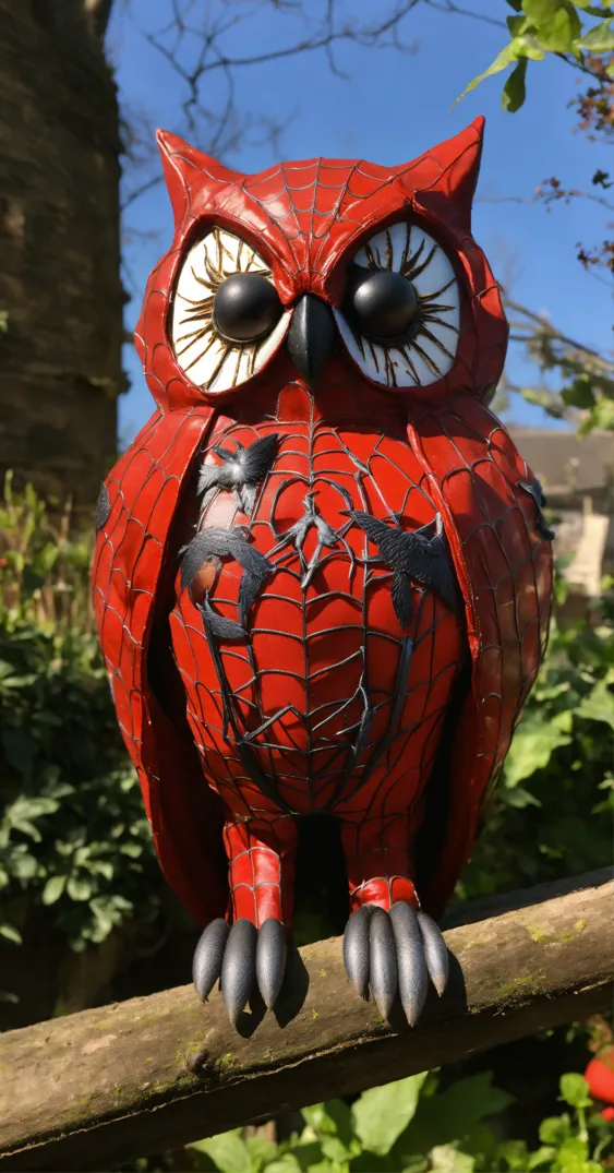 Lexica - spiderman as owl