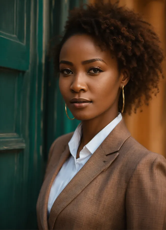 Lexica - smart black woman