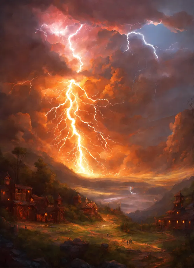 Lexica - thunder drawing