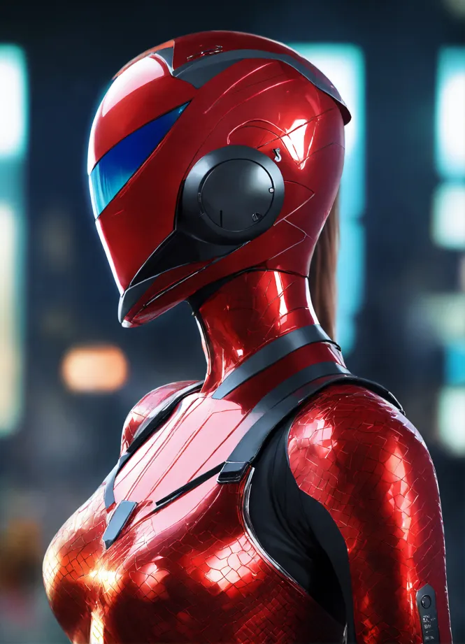 Lexica Translucent Red Helmet