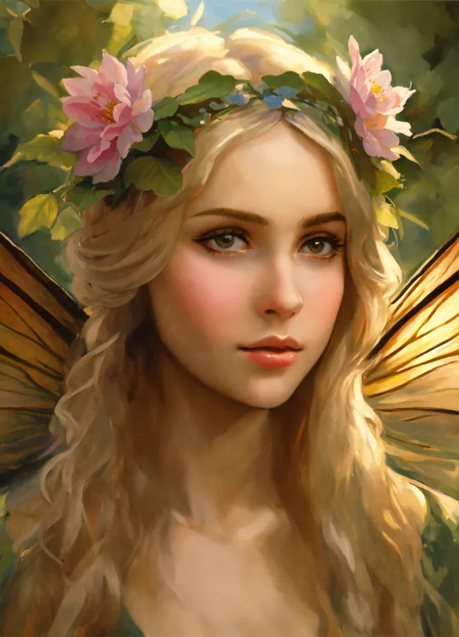 Lexica - fada loira realista