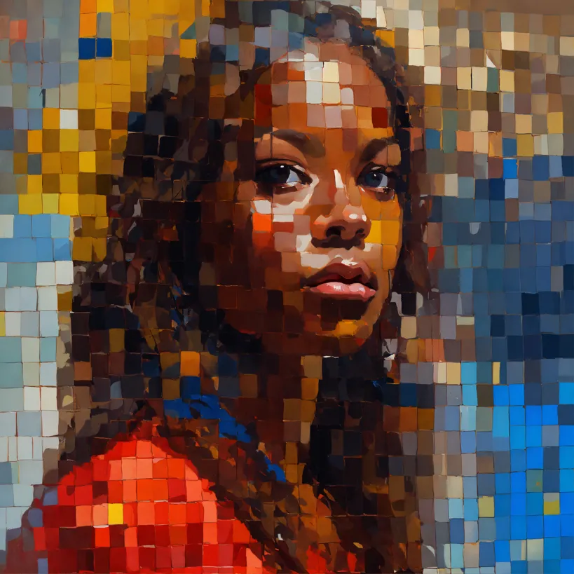 Lexica - realistic pixels