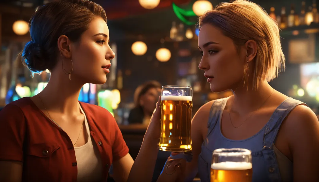 Lexica - drunk women