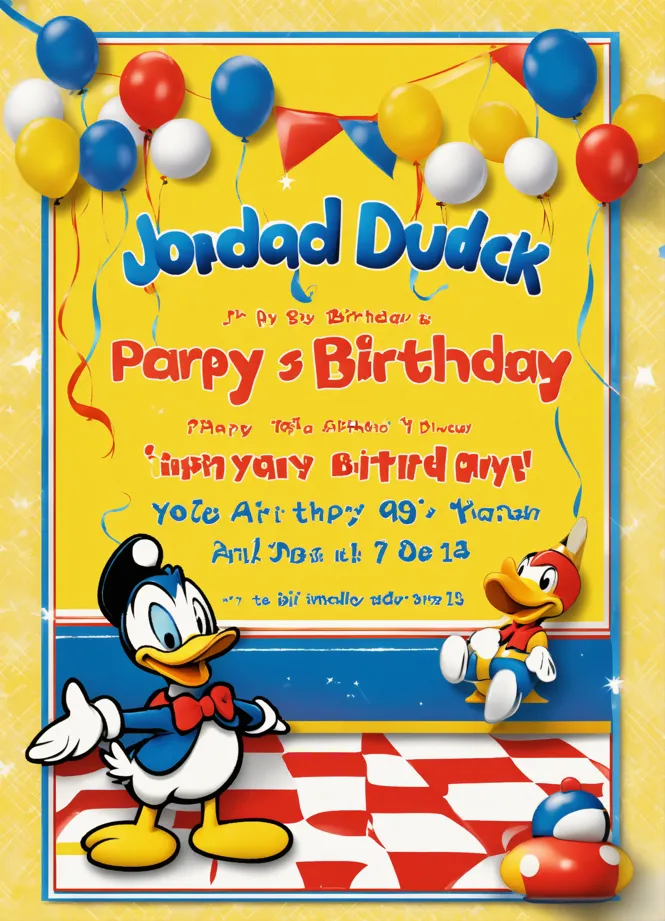 Lexica - template design of an invitation (undertale) birthday