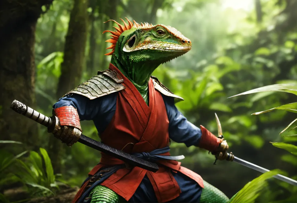 Lexica - quetzal samurai