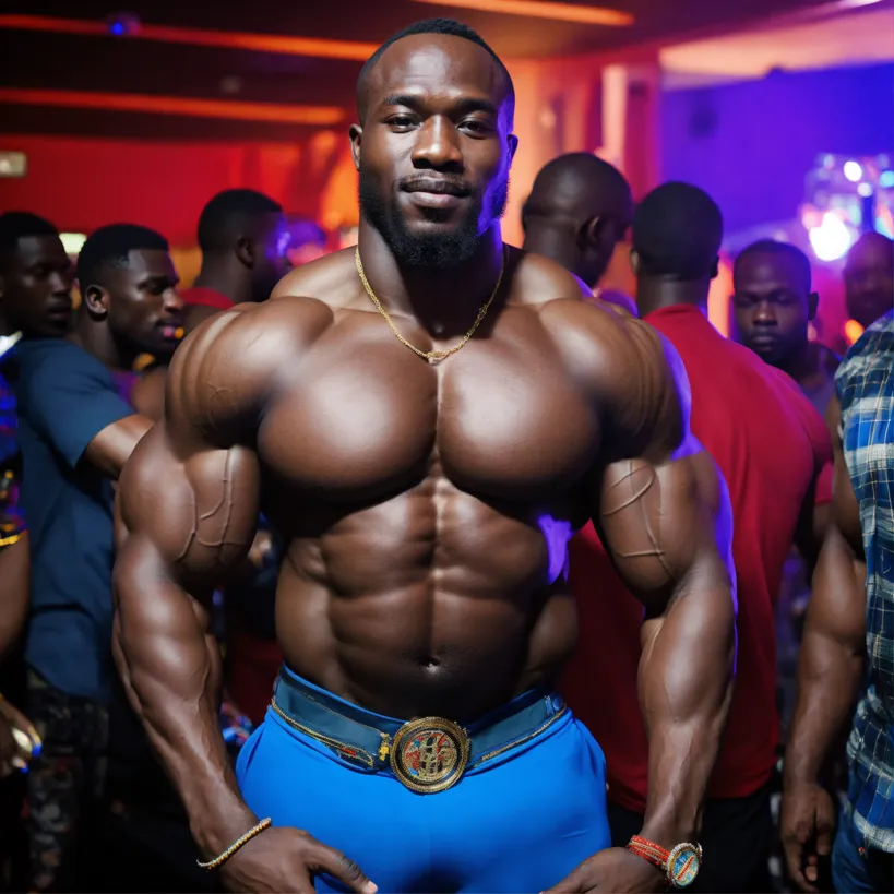 Lexica - black man body builder