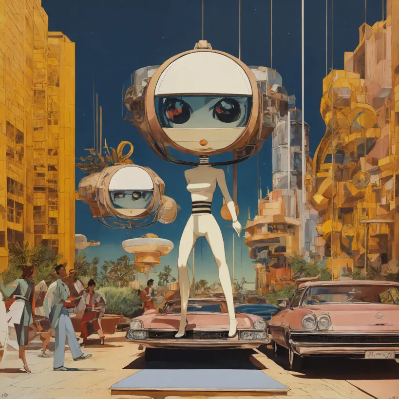 Lexica - retrofuturist