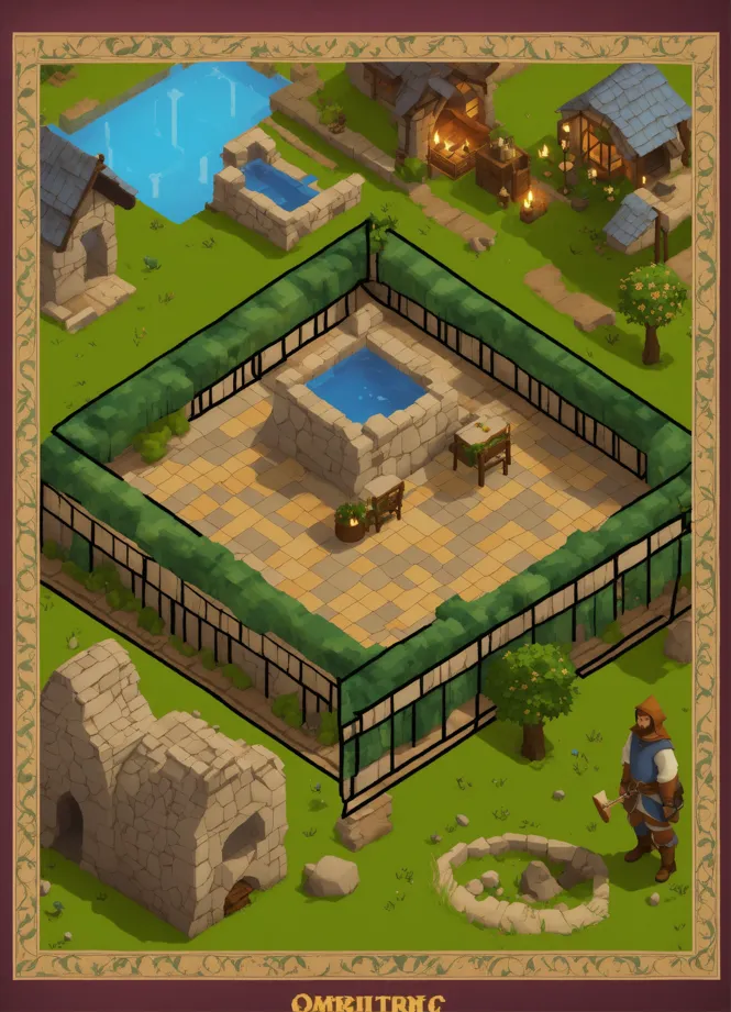 Lexica - isometric tabletop rpg dungeon map