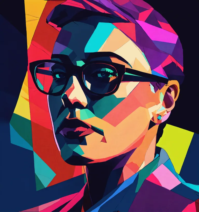 Lexica - stylized vector art